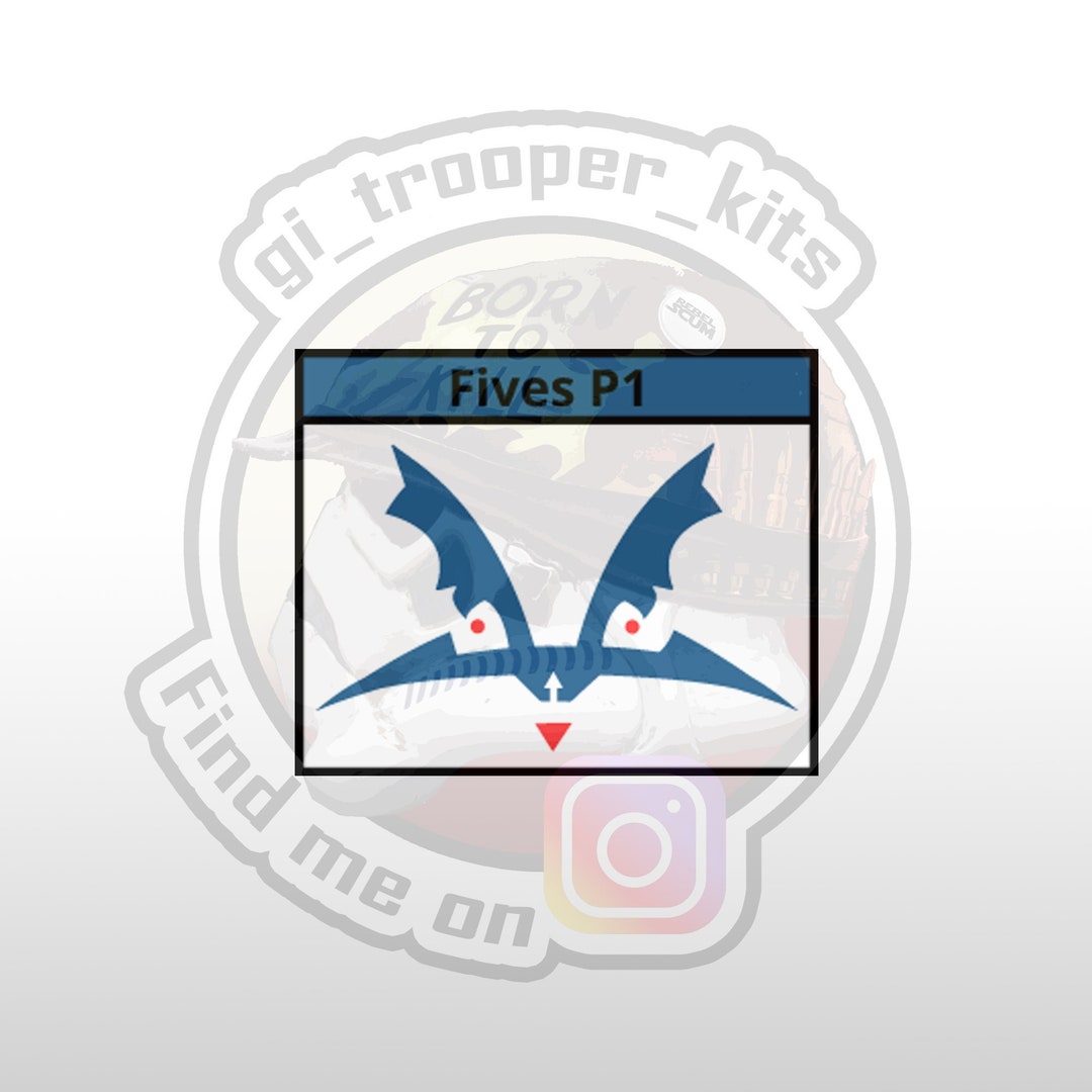1/12 Fives P1 Helmet 'animated' Figure Waterslide Decal - Etsy Australia