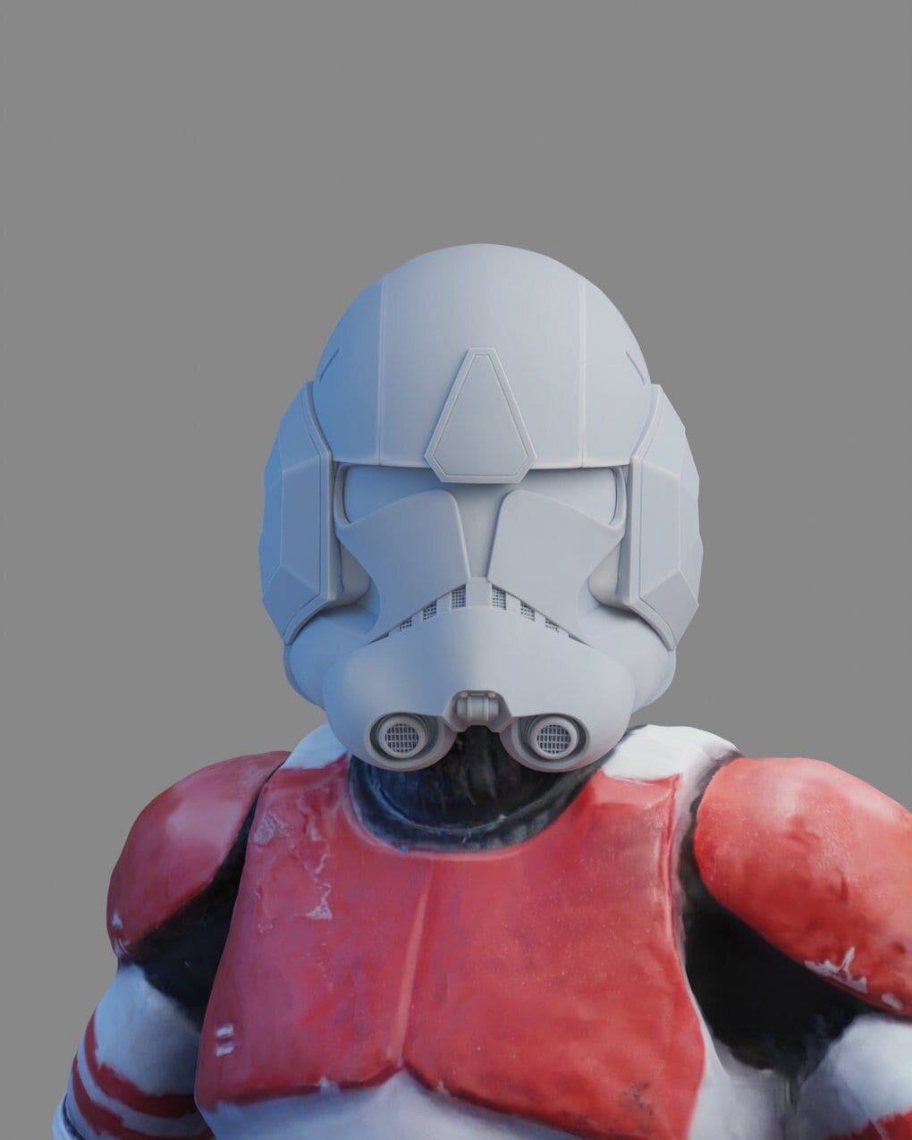 3D Printed P2 Stealth Ops Clone Trooper Helmet: Black Series (1/12 - 1/ ...