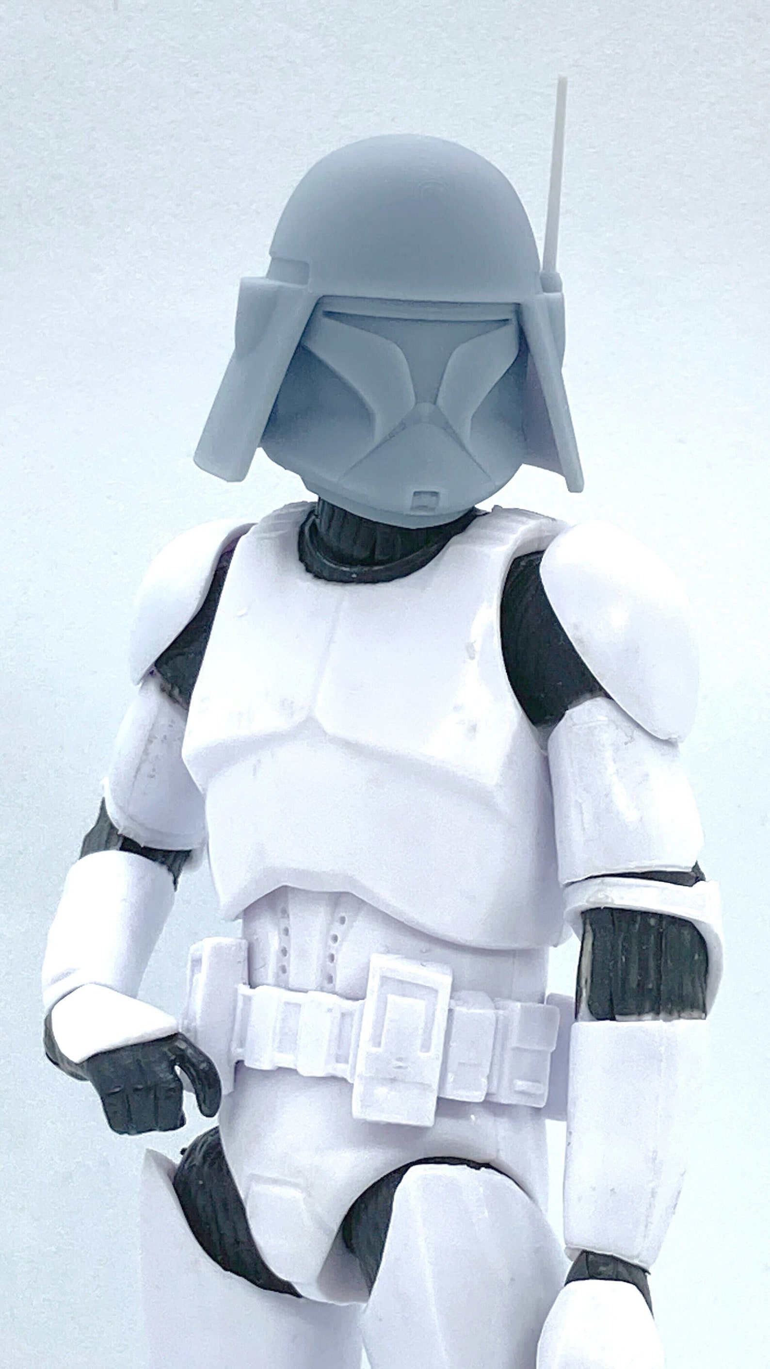 1/12 P1 Clone Trooper Reinforced Helmet Black Series 3D - Etsy