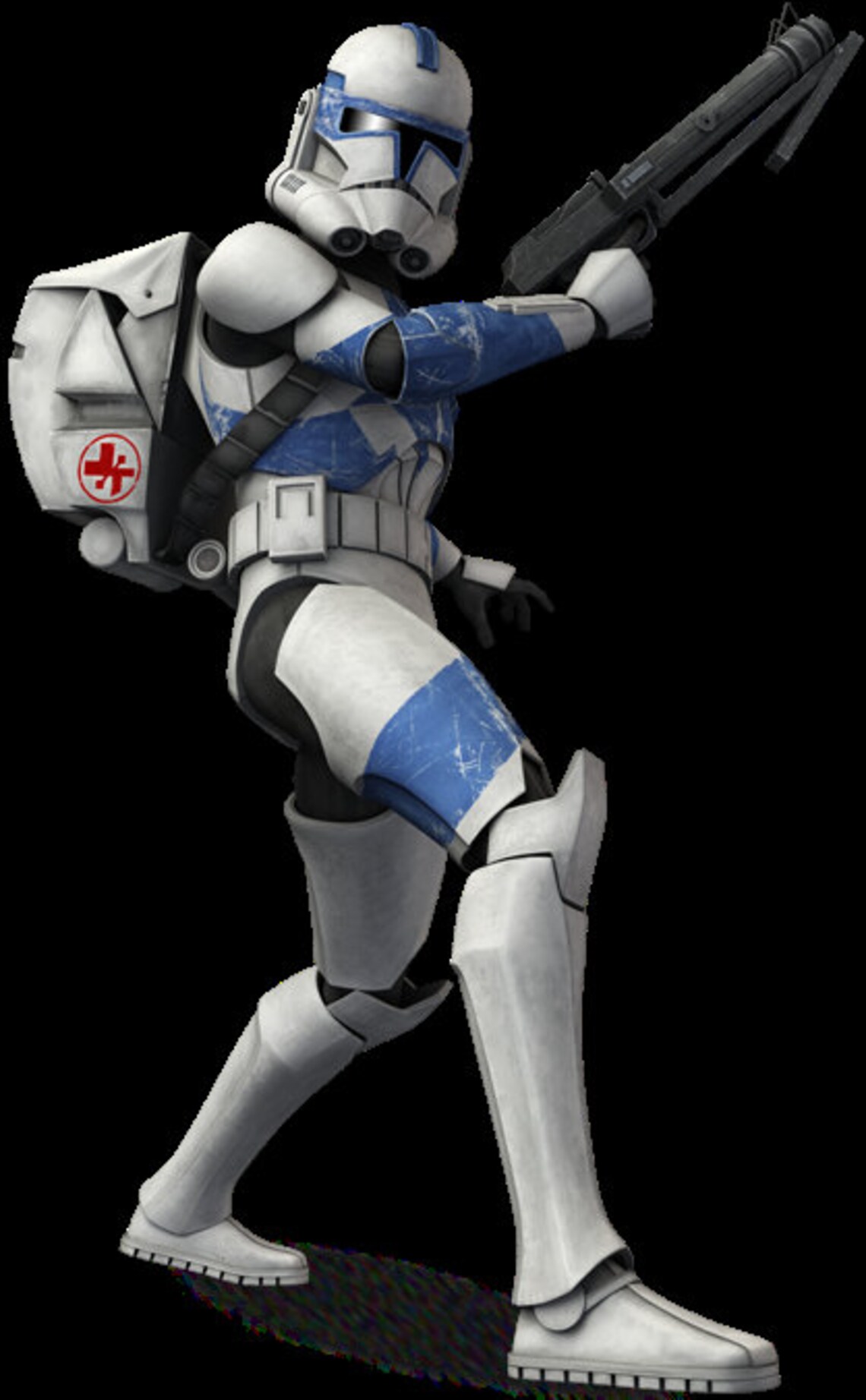 1/12 - 501st 'kix' Clone Trooper Waterslide Decal Sheet Star Wars Black ...
