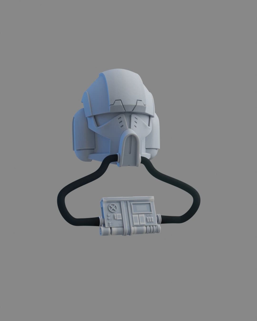 1/12 - Clone Pilot P2 Helmet, Tubes & Chest Box - 3D Printed - Etsy