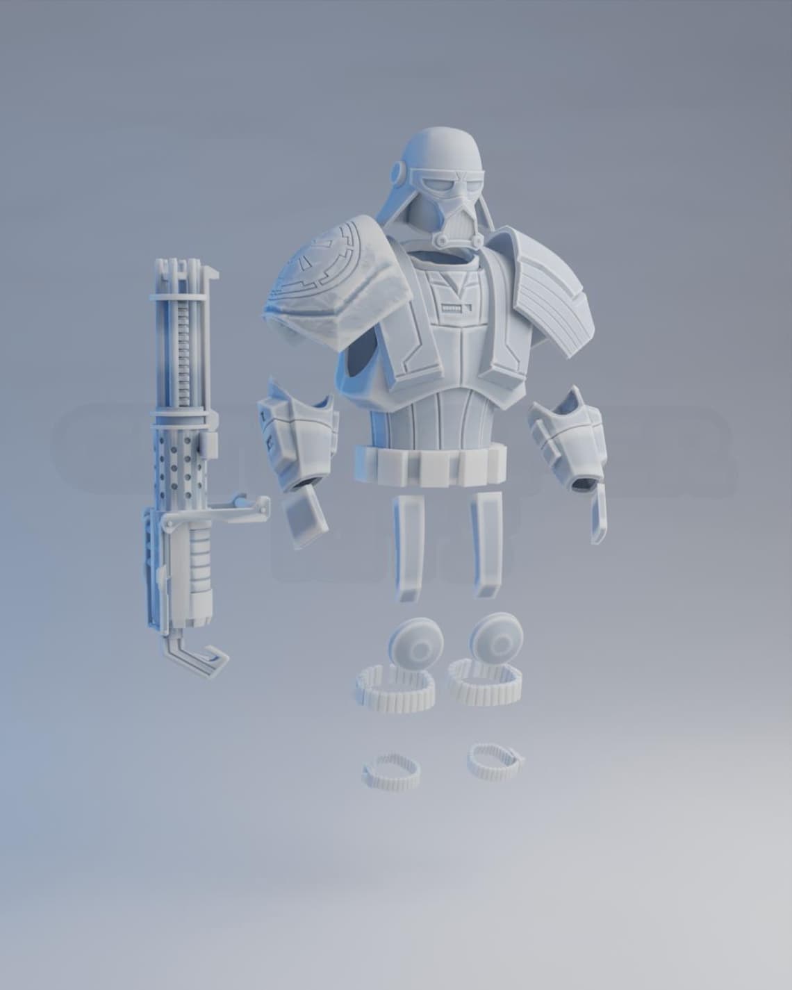 1/12 - Commander Bragh - 3D Printed Kit - Etsy