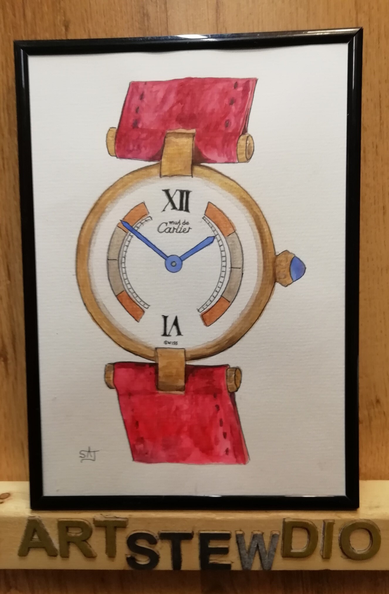 Cartier Must De Vermeil Original Water Colour - Etsy