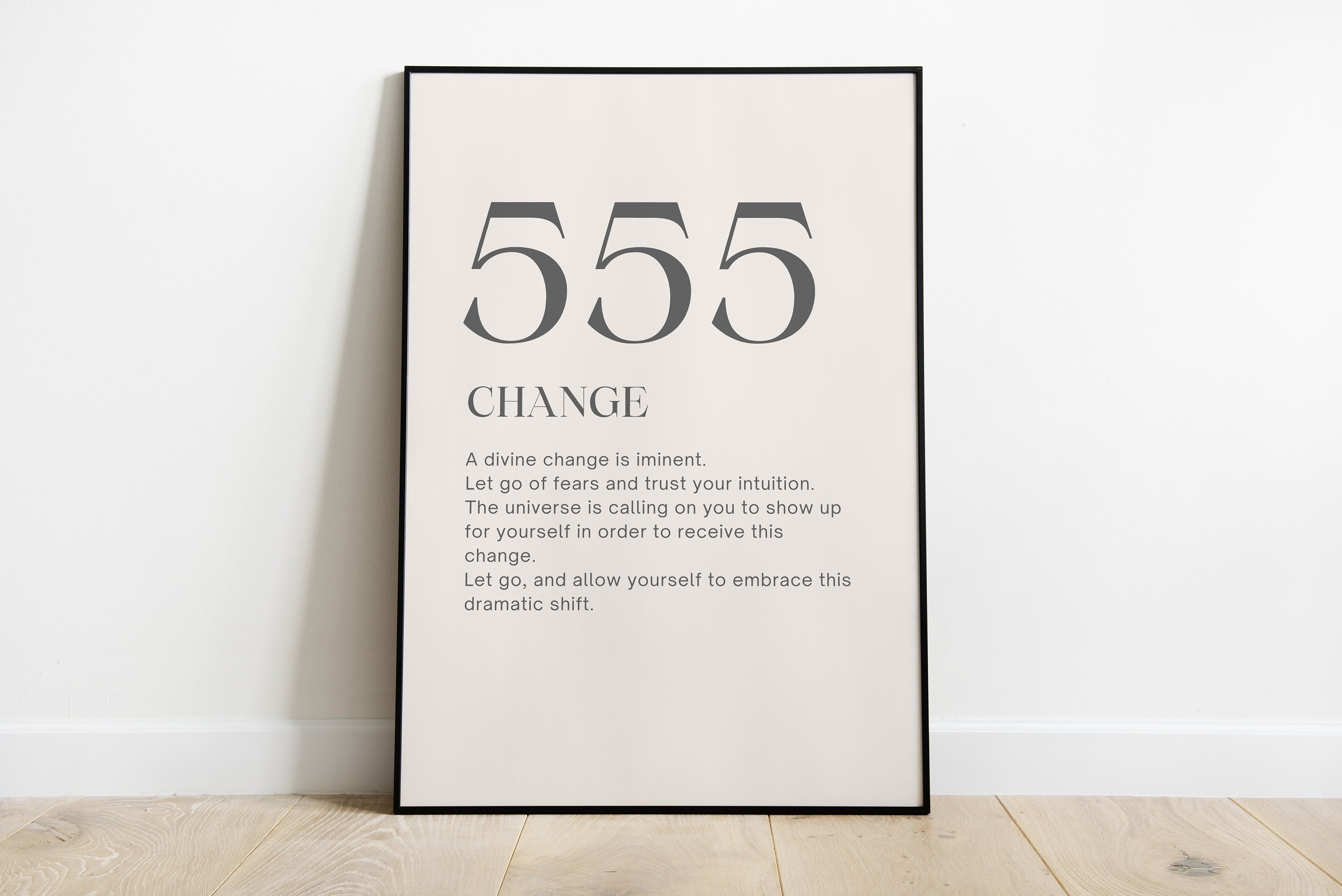 555 Angel Number - Printable Digital Print - Etsy