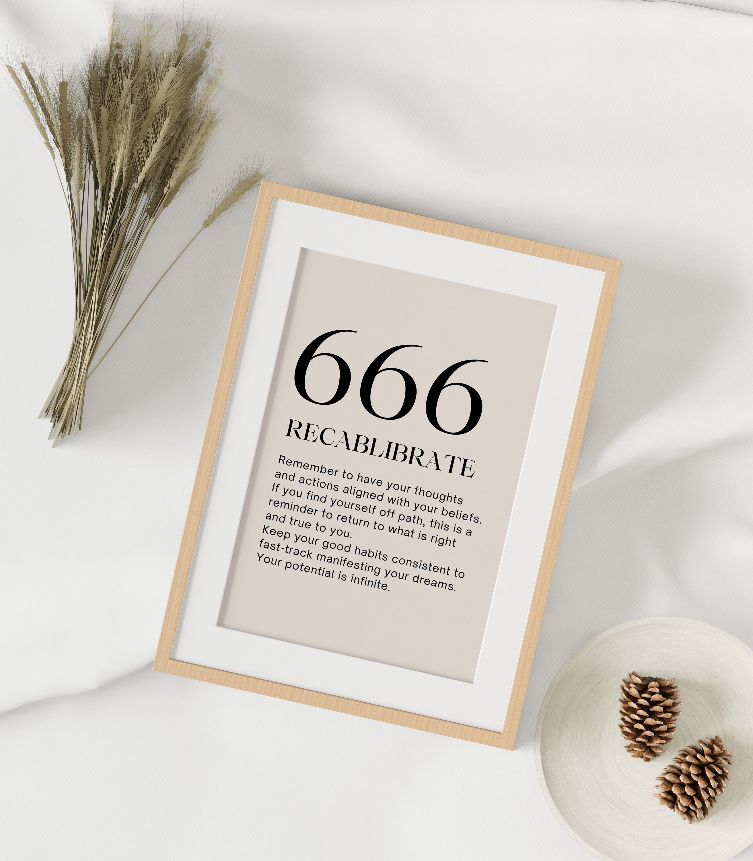 666 Angel Number - Printable Digital Art - Etsy