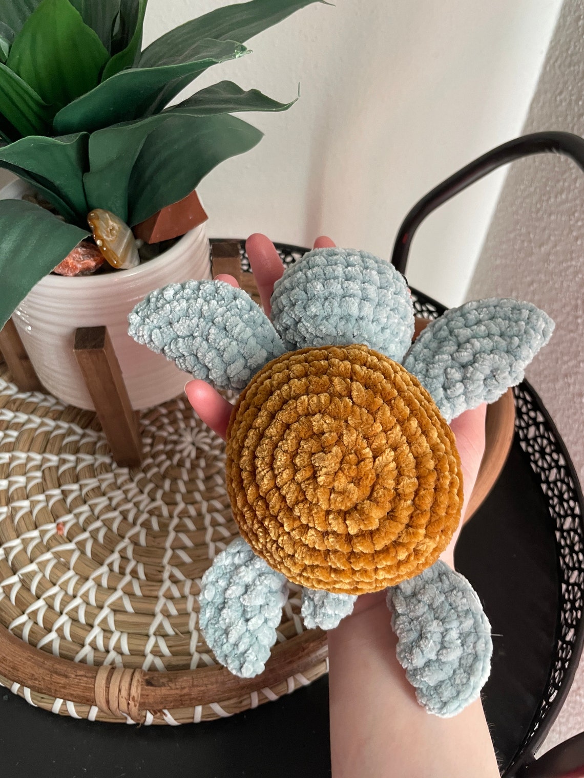 Cute Crochet Turtle Soft Plush Handmade - Etsy