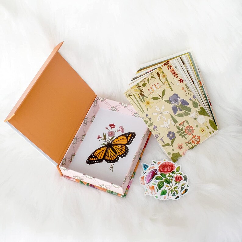 Vintage Wall Collage Kit Botanical Wall Collage Cards - Etsy