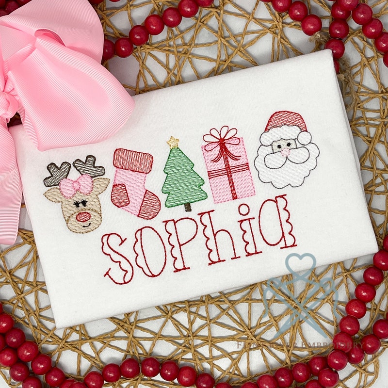 Girls Christmas Tops - Etsy