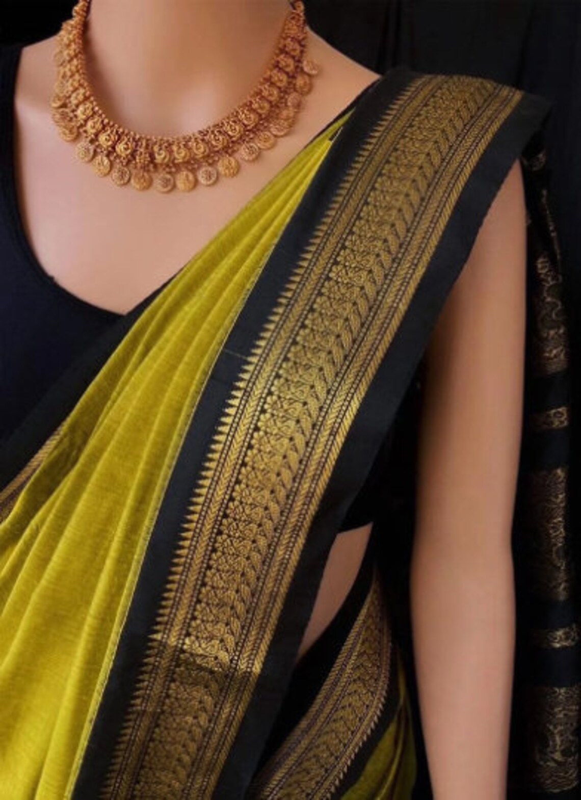 Exclusive Methi Yellow Saree South Indian Saree Wedding - Etsy