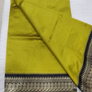 Exclusive Methi Yellow Saree South Indian Saree Wedding - Etsy