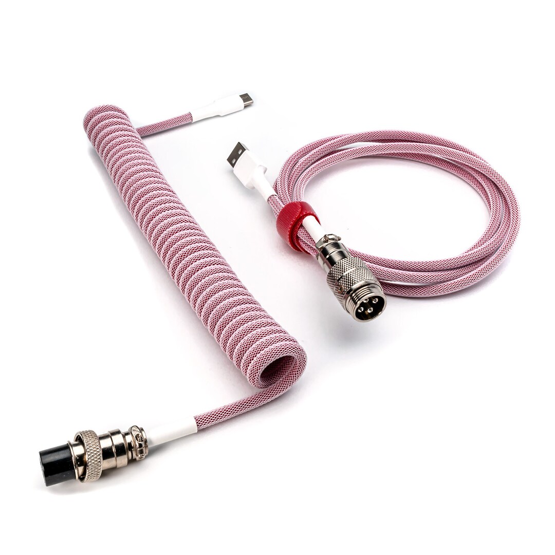 Split de câble de type C coiled personnalisé pour Laviateur de clavier ...