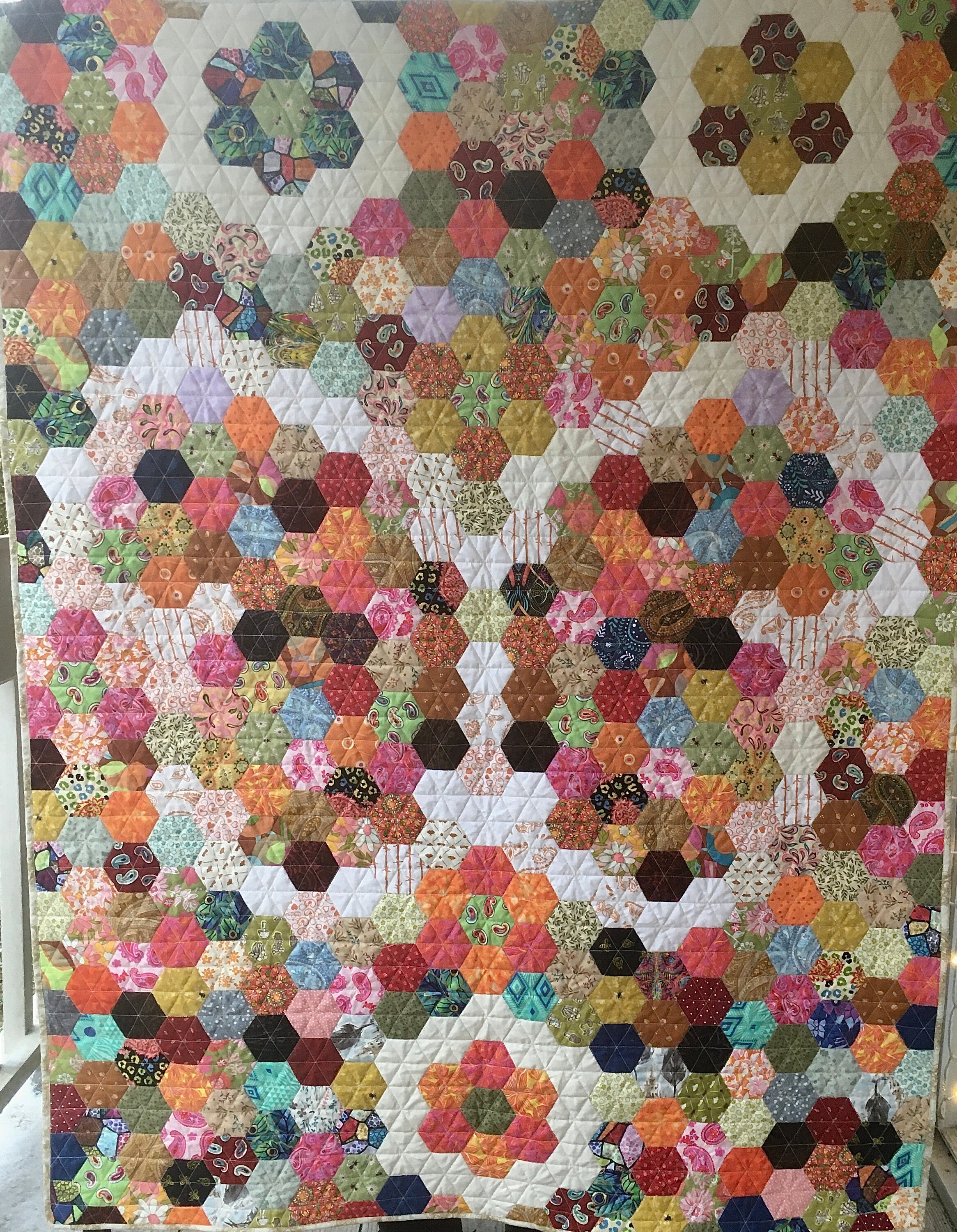 Quilt - Hand-sewn Paper Pieced 56x66 - Etsy