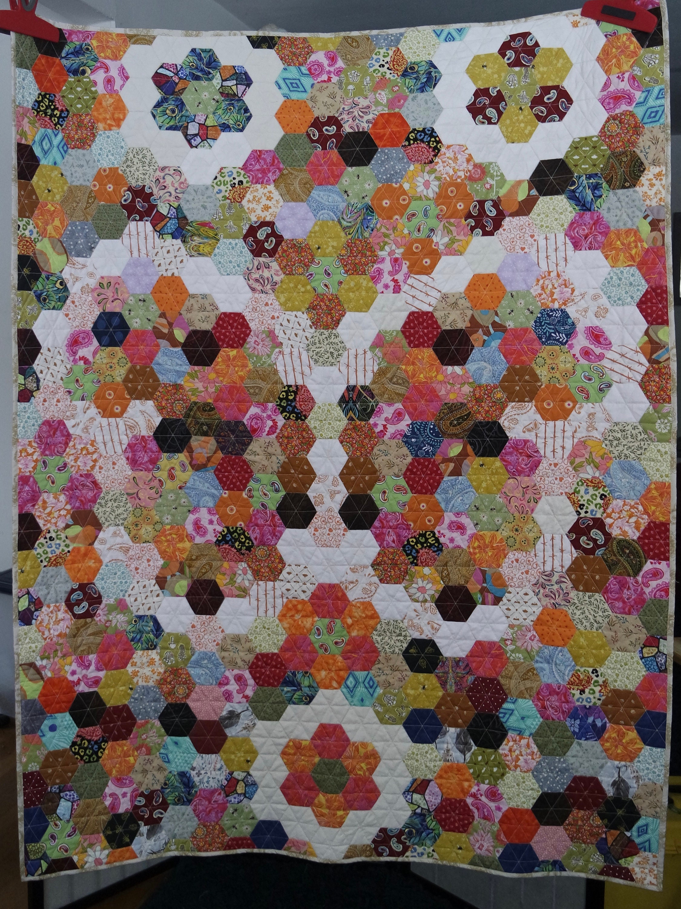 Quilt - Hand-sewn Paper Pieced 56x66 - Etsy