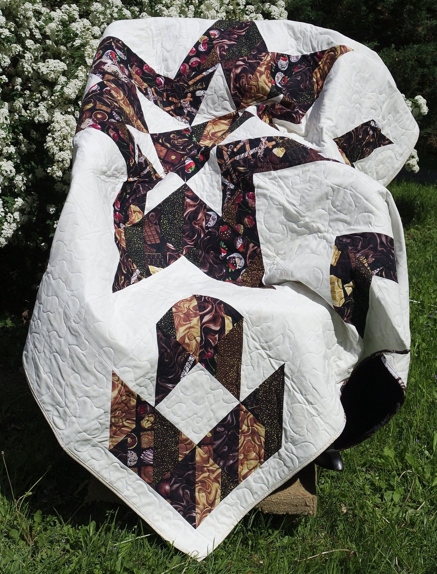 Quilt - Almost Alone Star Size 72x72 - Etsy