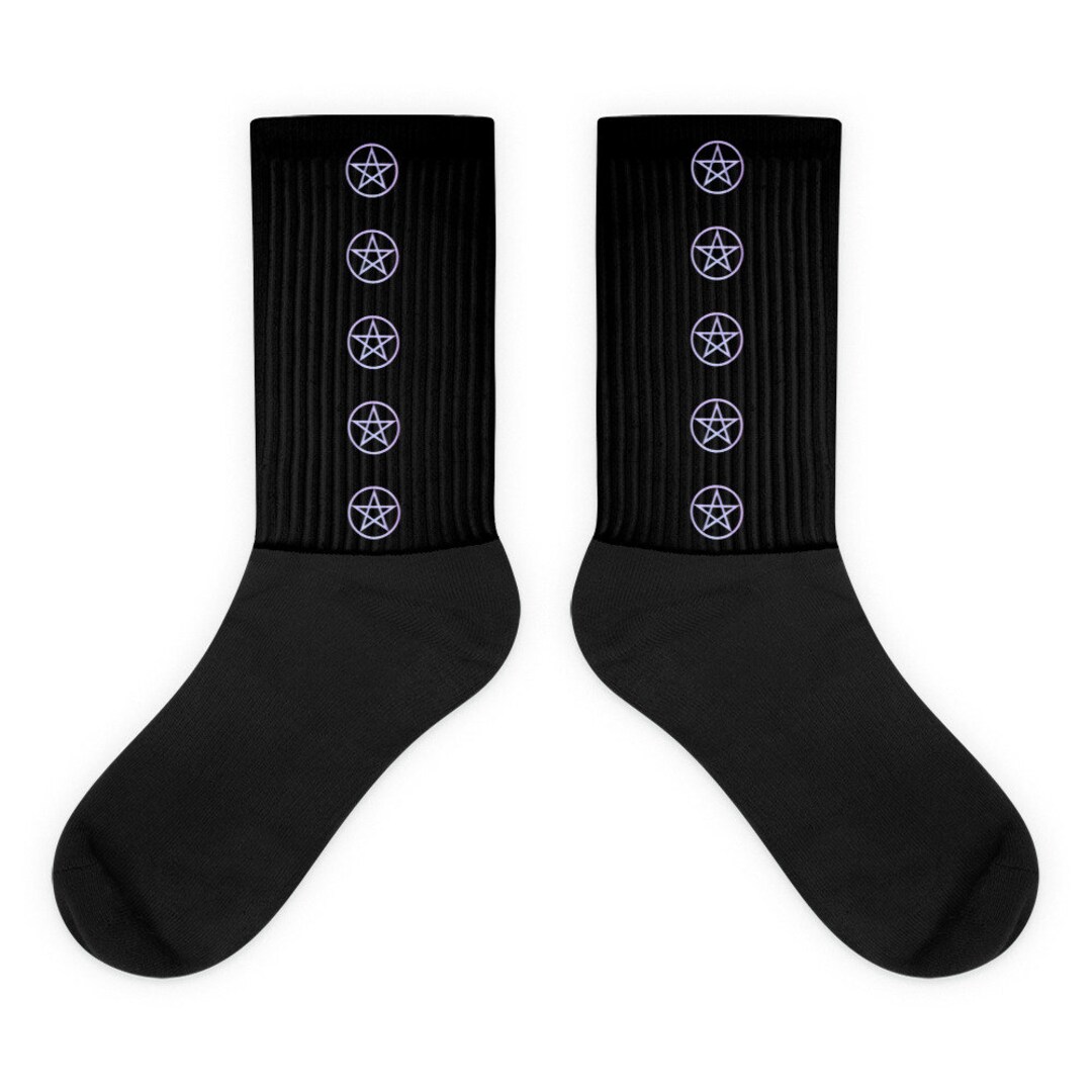 Pastel Pentagram Socks - Etsy