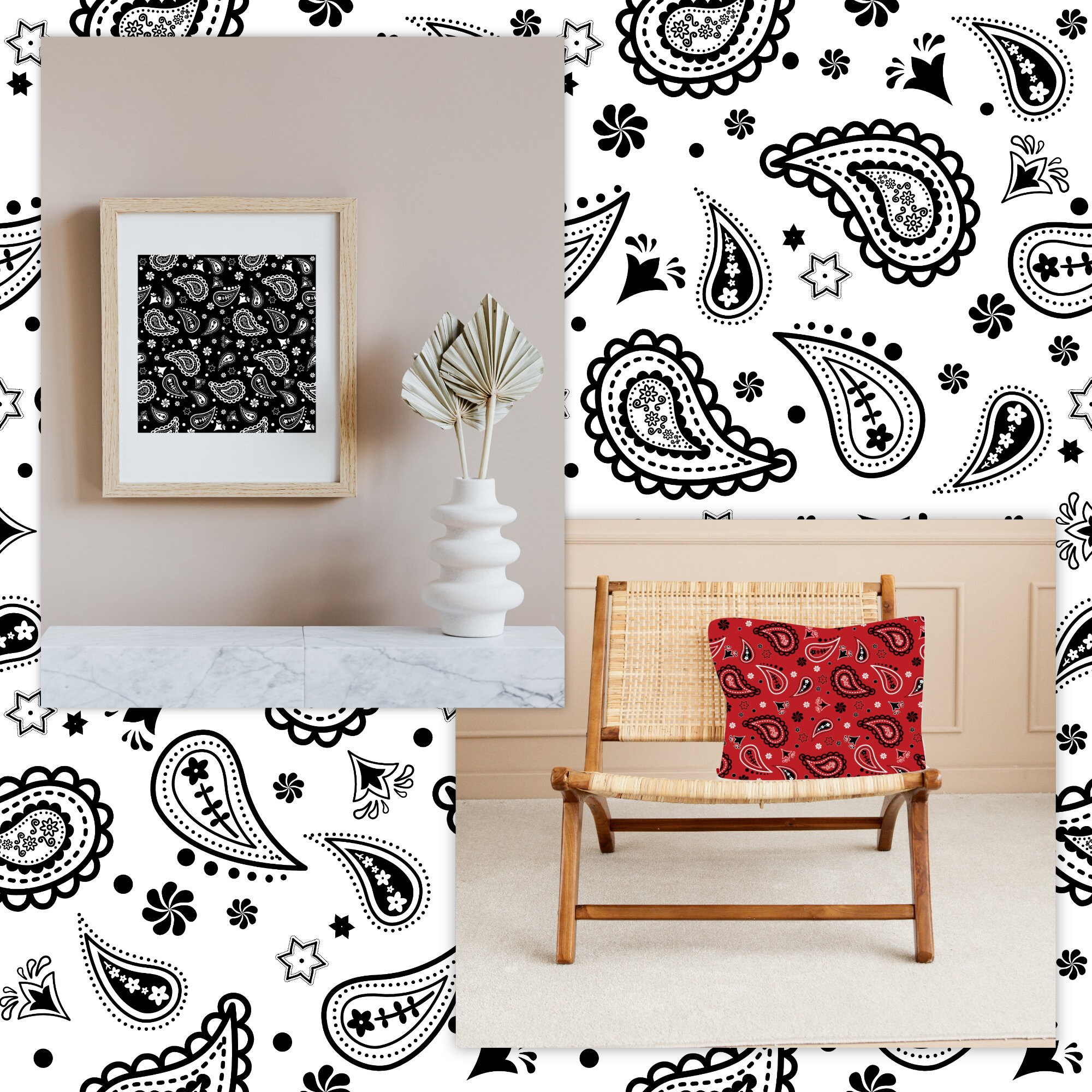 3 Seamless Bandana Pattern01 -transparent Background, PNG, Jpg ...