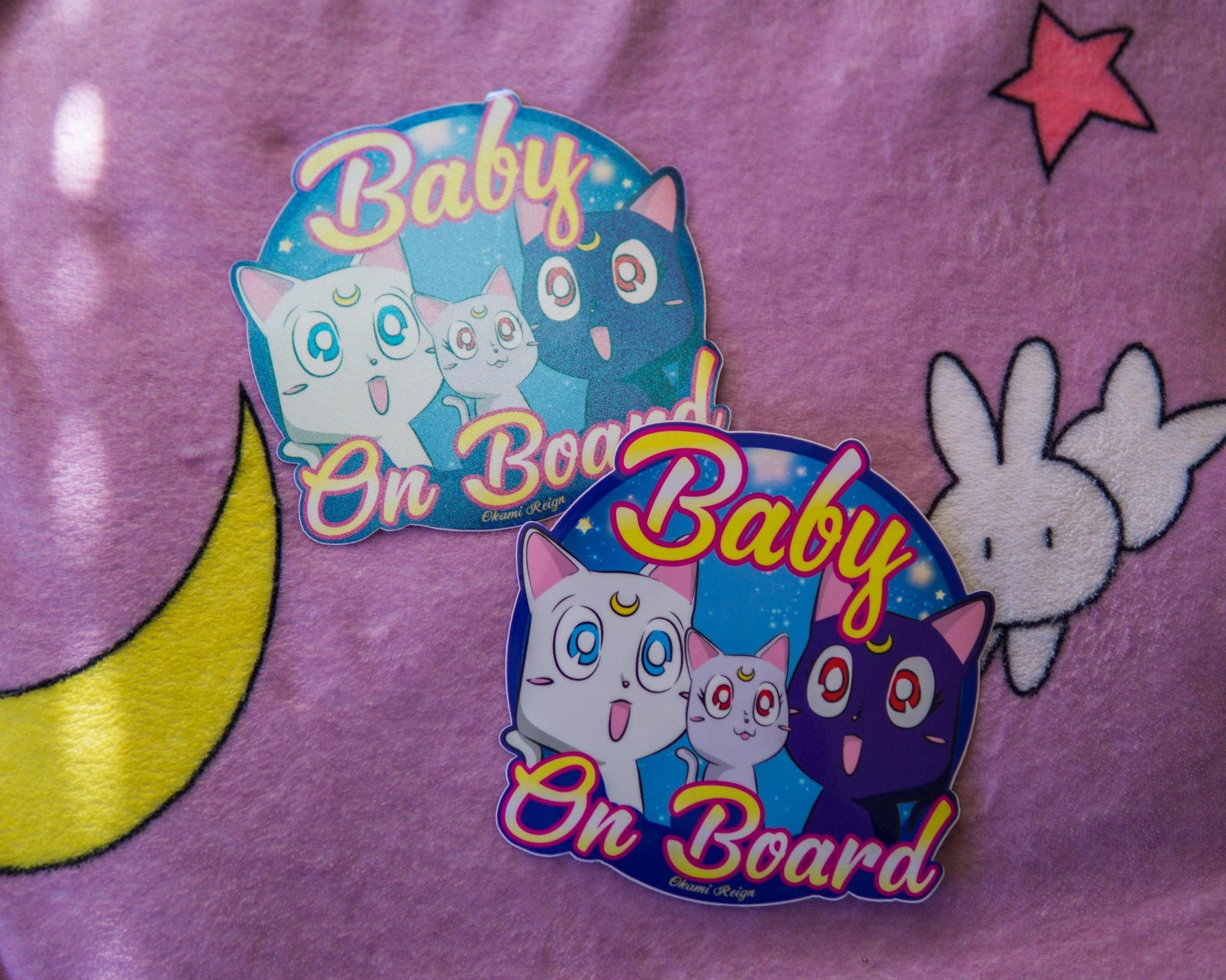 Sailor Moon Cat Peeker Sticker - Etsy