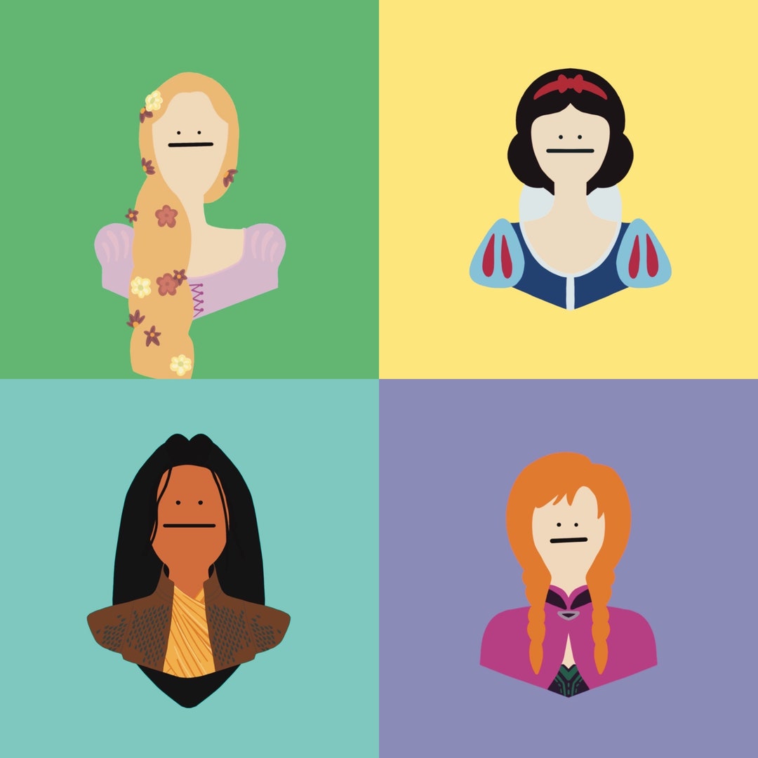 Derpy Princess Stickers - Etsy