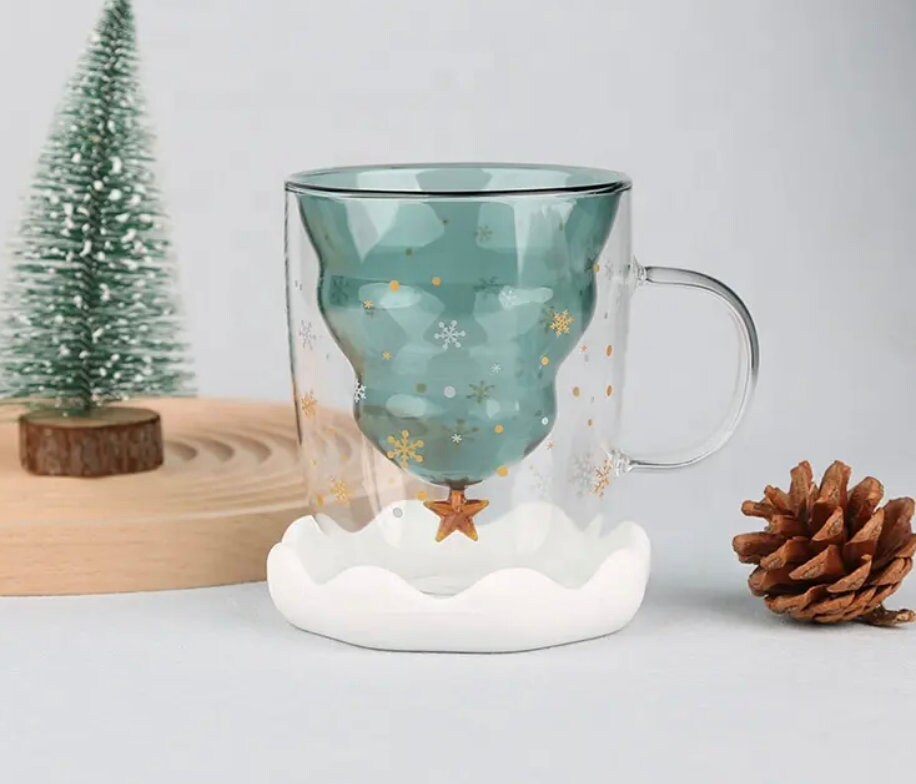 CHRISTMAS CUPS MUG Tree Holiday Gift - Etsy