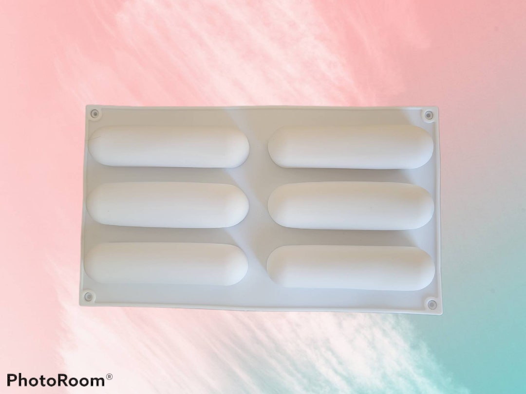 Eclair Silicone Mold Mousse Cake Chocolate Decor Pastry Baking Resin ...