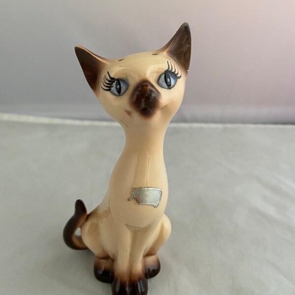 Long Neck Porcelain Cat - Etsy