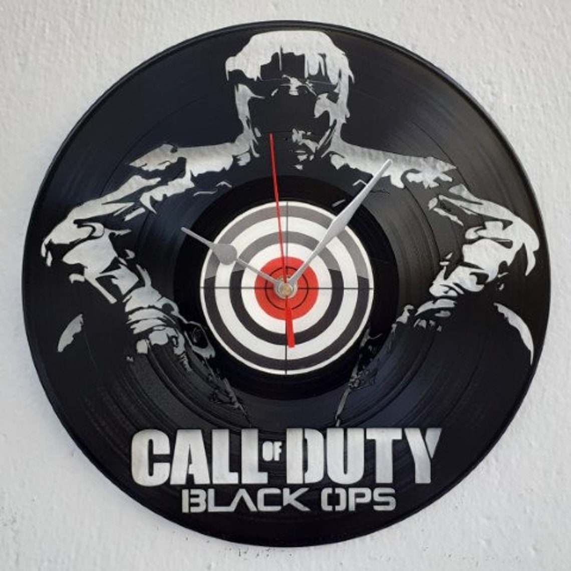 Call Of Duty vinyl disc wall watch video game | Etsy