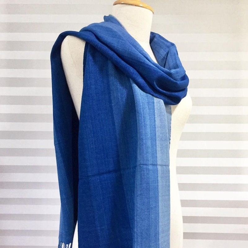 Indigo Scarf - Etsy
