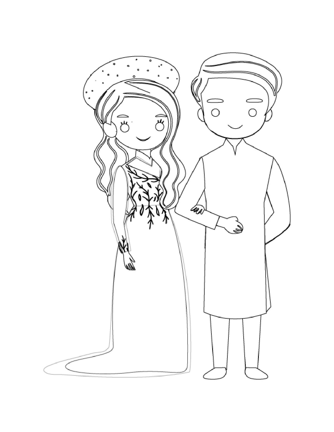20 Pages, Wedding Couples, Coloring Sheets, Coloring Pages - Etsy