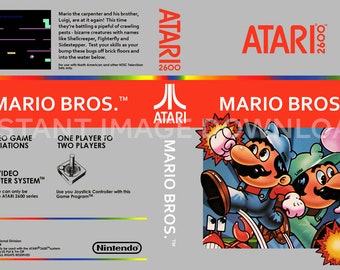 Atari Mario Bros. Game | Etsy