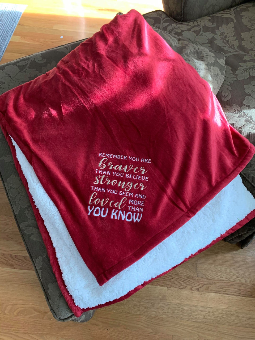 Inspirational Blanket - Etsy