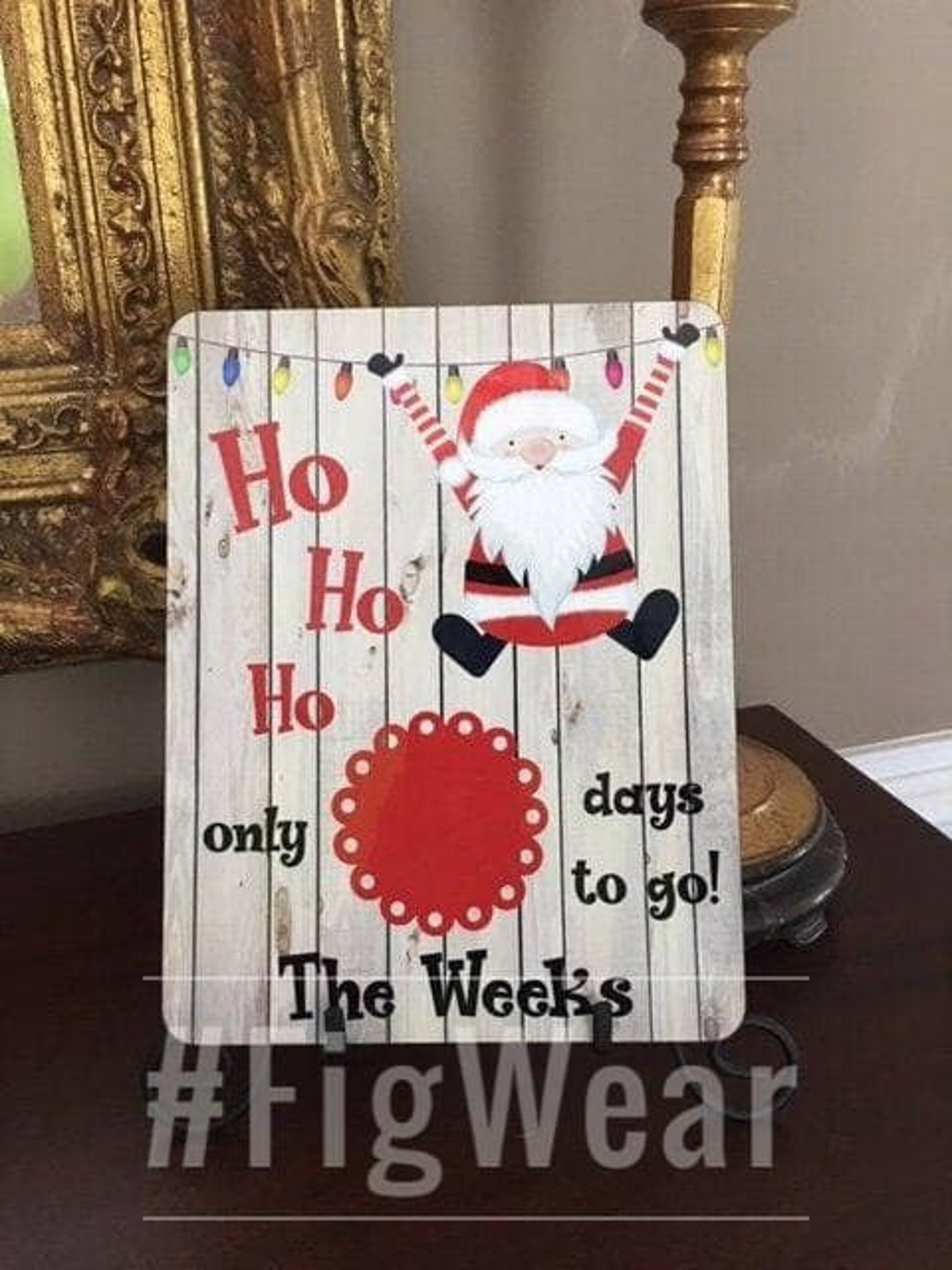 Christmas Countdown Board - Etsy