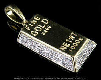 Brick Bar Pendant - Etsy