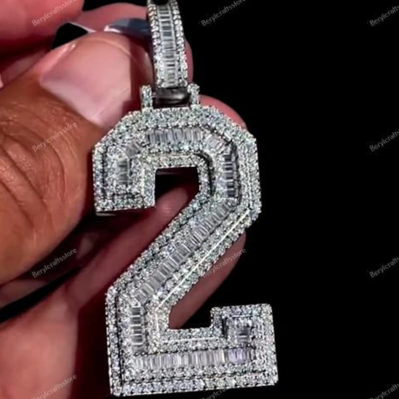 Mens Number Pendants - Etsy