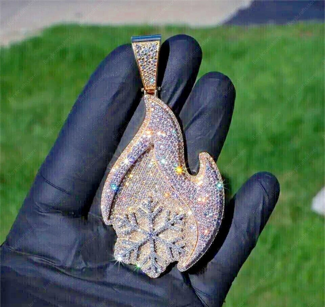 Rapper Men's Pendant, 925 Sterling Silver Hip Hop Pendant, Real ...