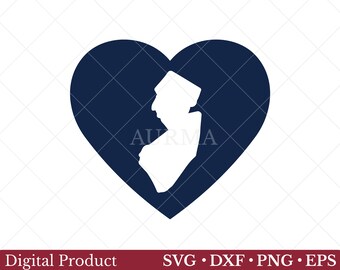 I Heart New Jersey - Etsy