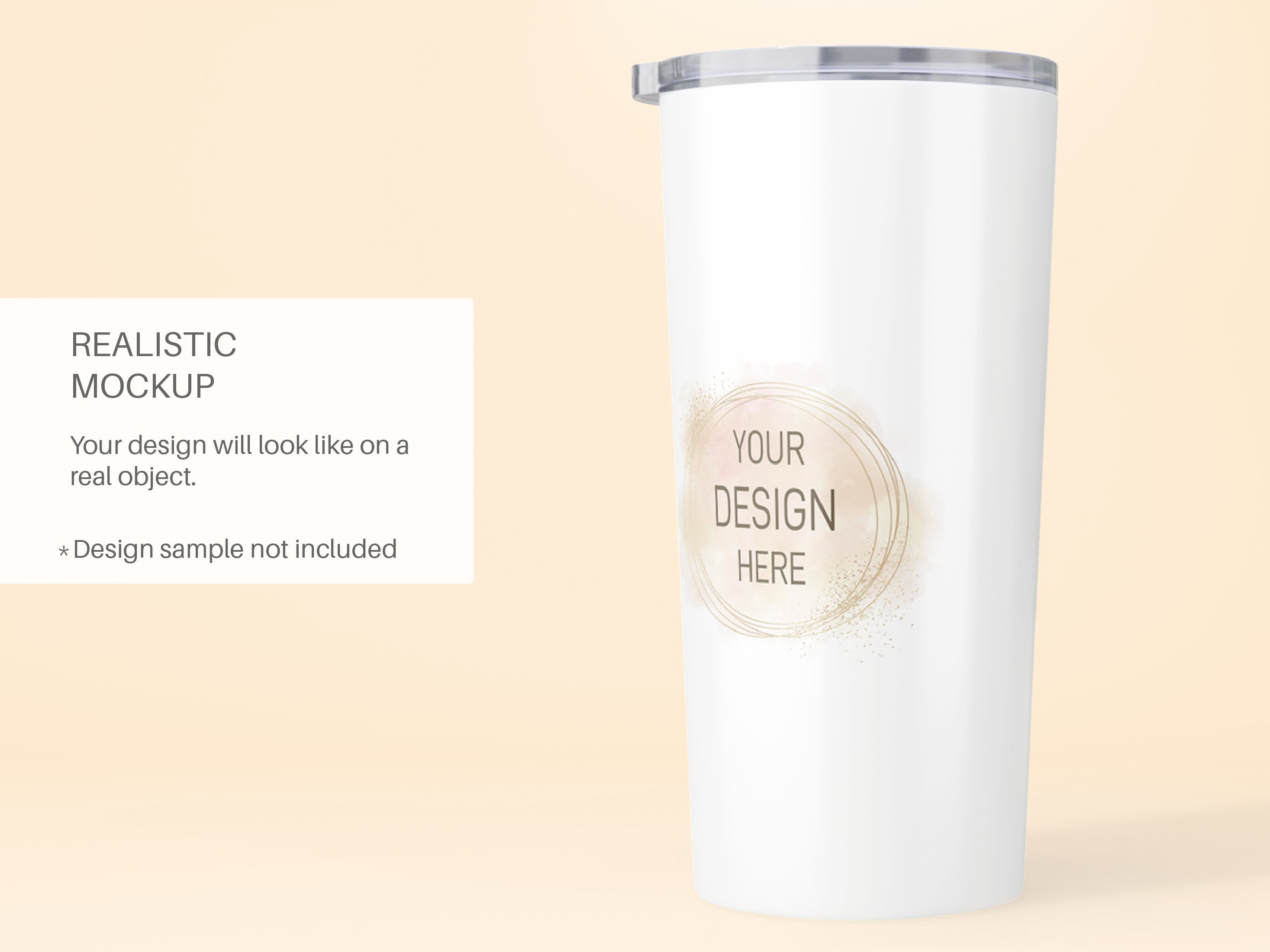 20oz Tapered Tumbler Video Mockup, Photoshop Tumbler Mockup, Tumbler ...