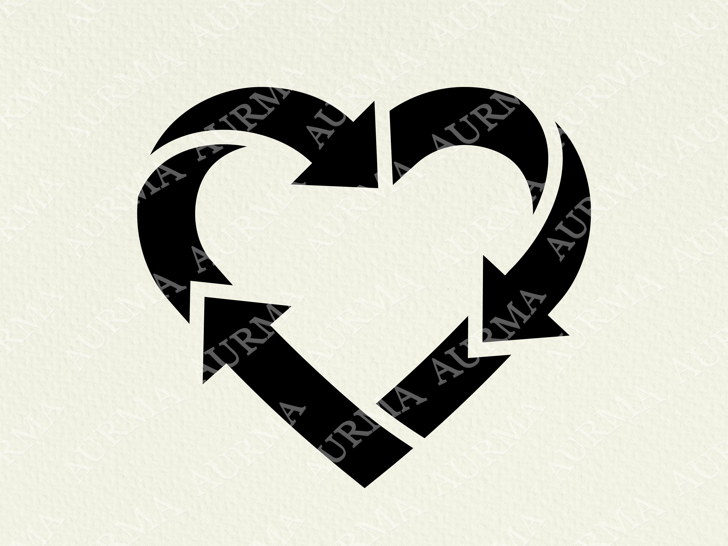 Recycle Symbol Svg Recycle Heart Svg Recycling Heart Svg - Etsy