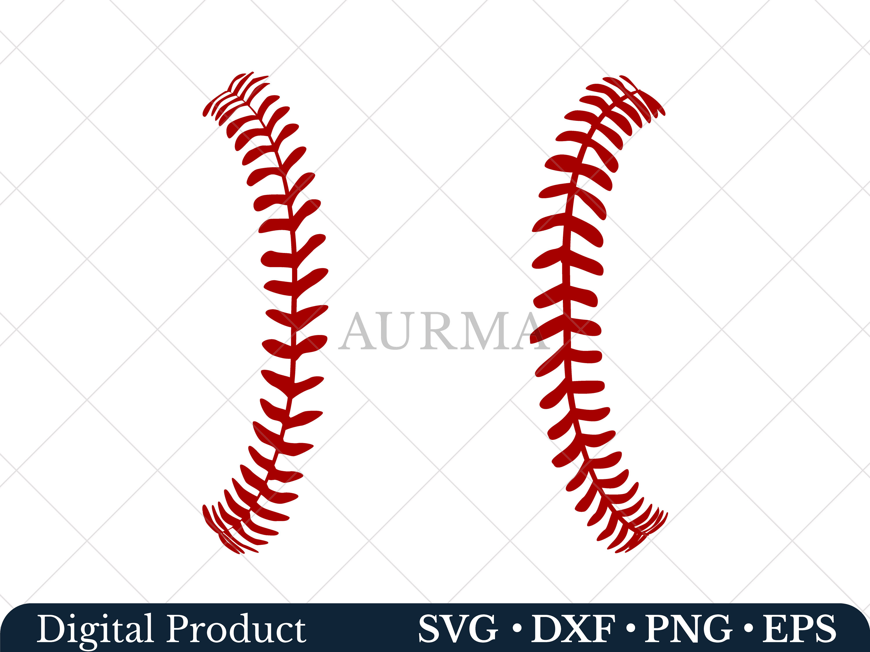 Baseball Stitches SVG Softball Laces Svg Sports SVG - Etsy