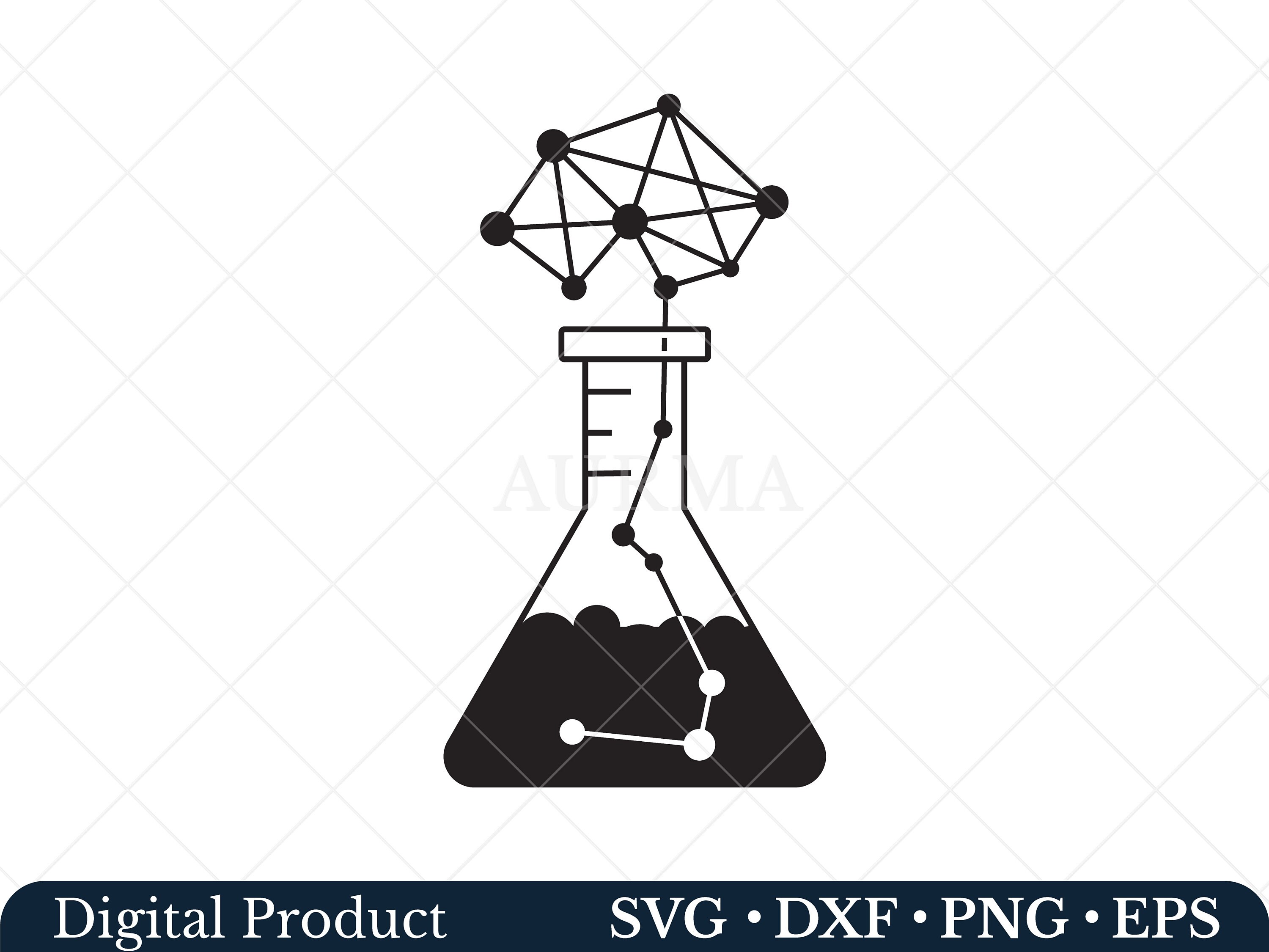 Experimento Svg Matraz Químico Svg Química Svg Experimento - Etsy México