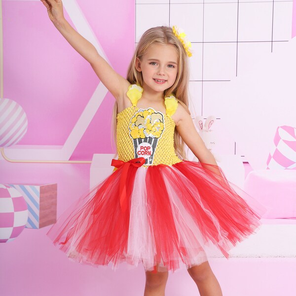 Popcorn Girl Costume - Etsy