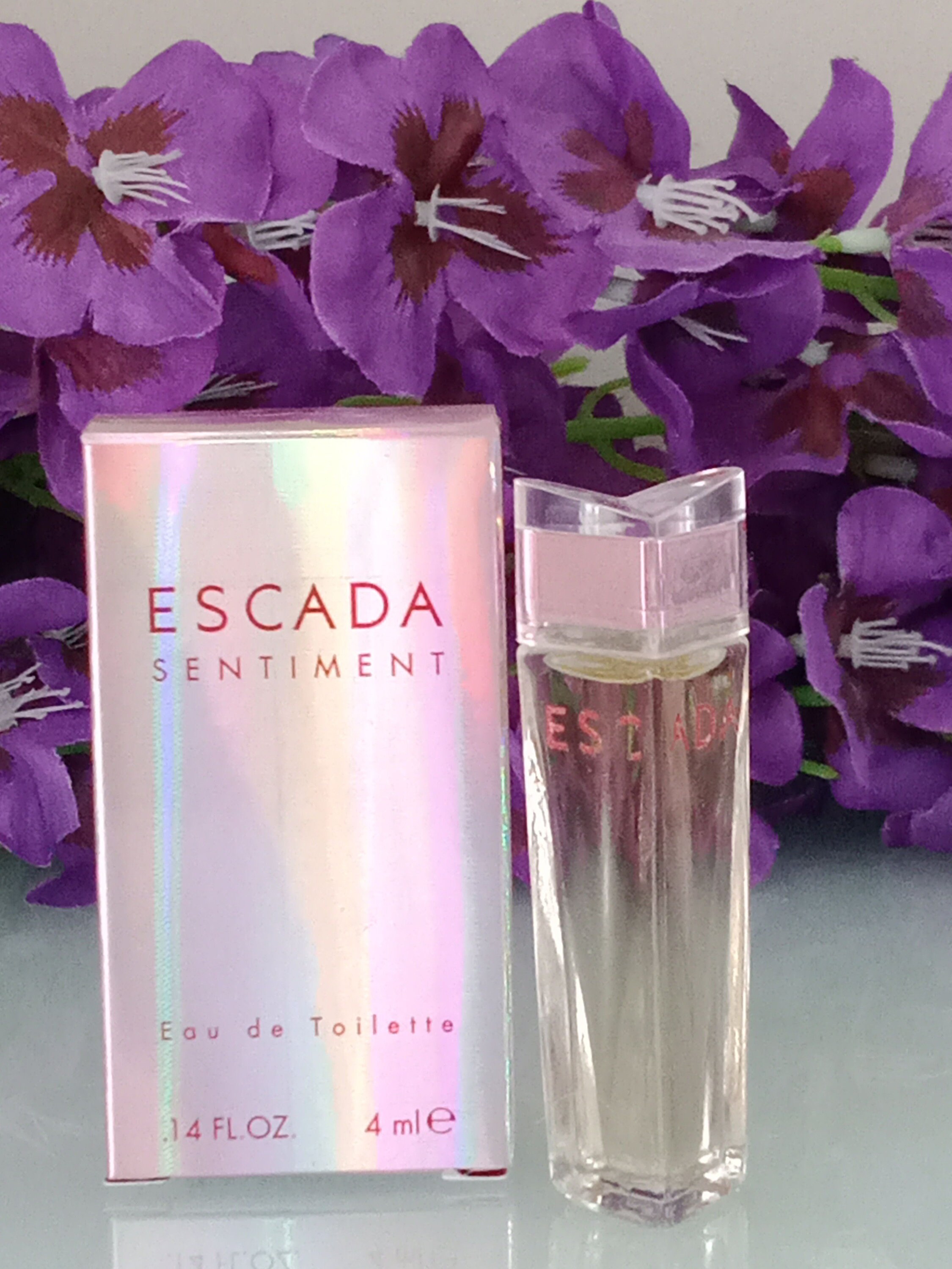 Vintage Escada Sentiment Perfume, Eau De Toilette, Miniature 4 Ml ...