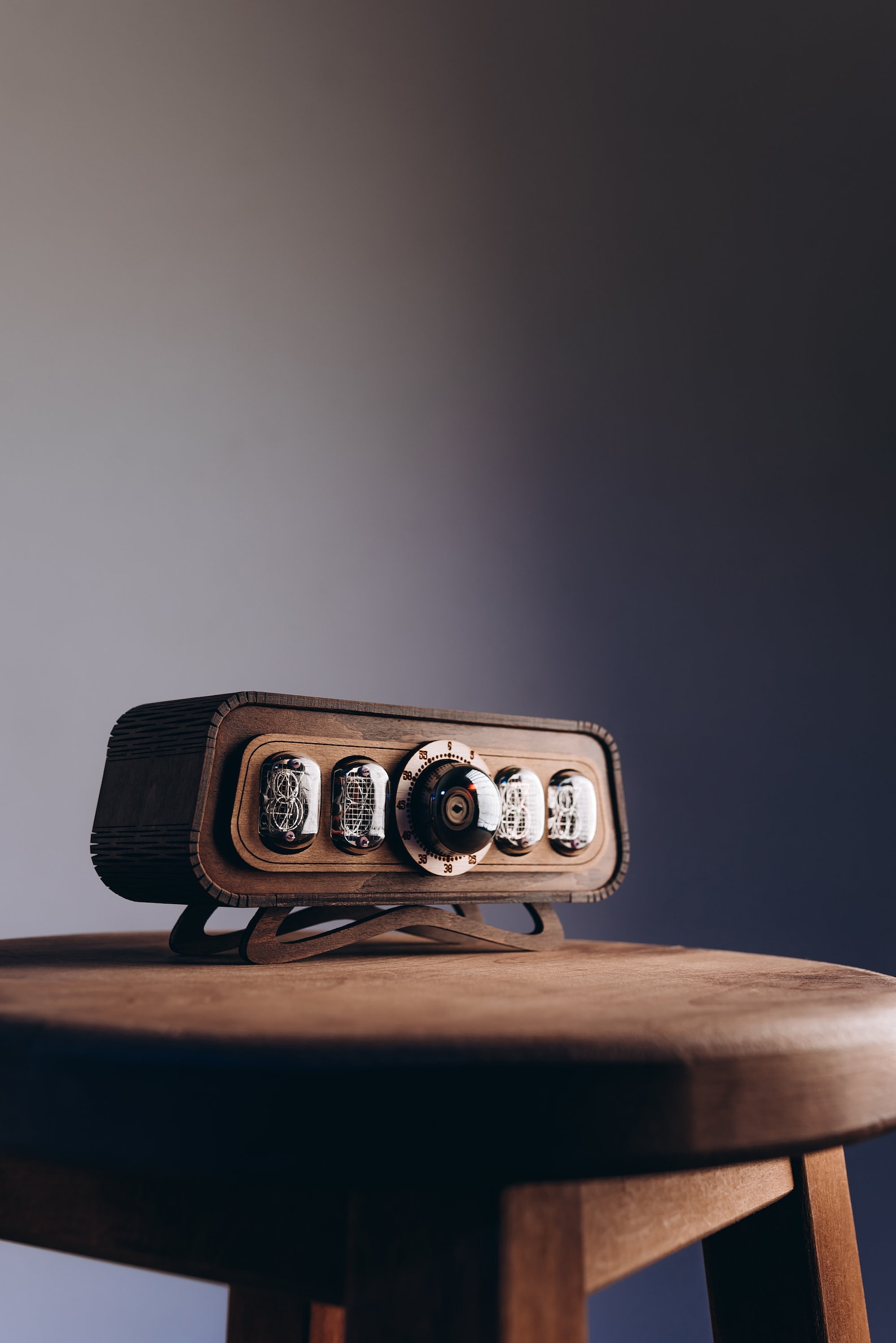 Nixie Clock In-12 With Decatron, Nixie Alarm Clock, Modern Nixie, Neon ...