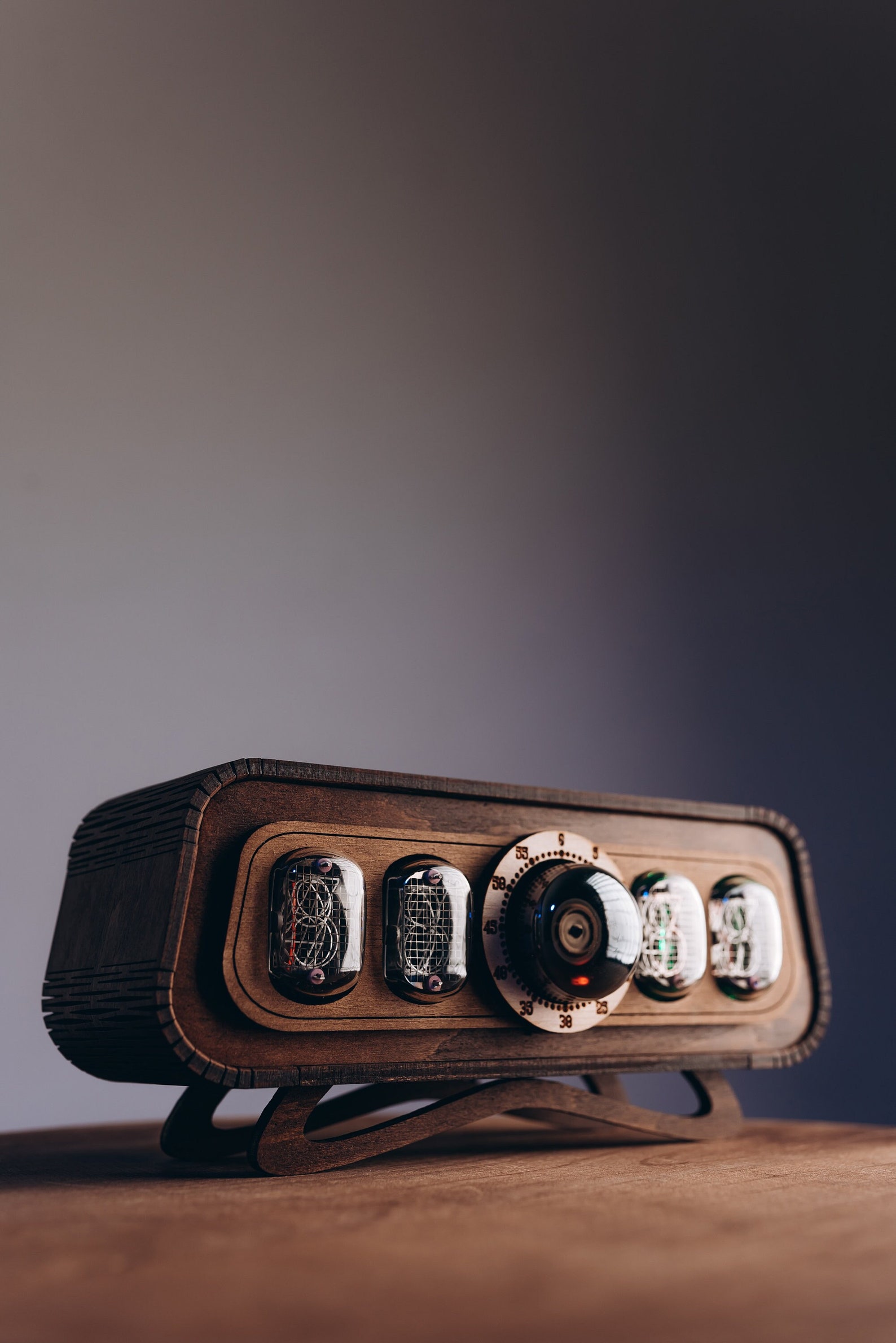 Nixie Clock In-12 With Decatron, Nixie Alarm Clock, Modern Nixie, Neon ...