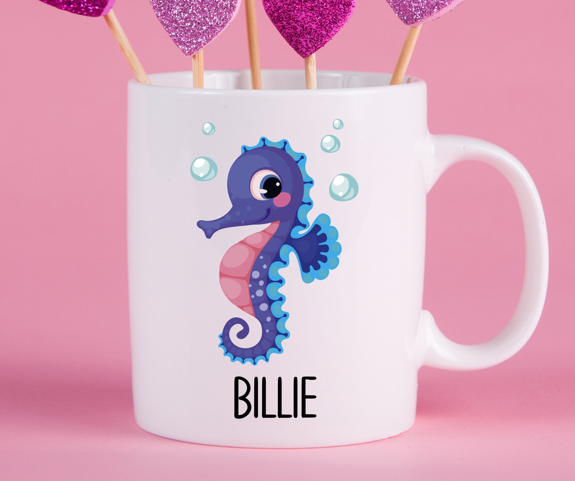 Personalized Seahorse Mug, Seahorse Gift Ideas, Seahorse Cup, Gifts for ...