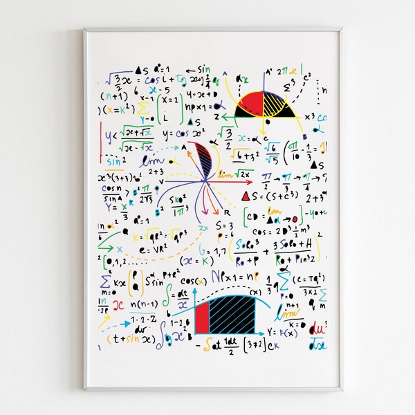 Mathematics Wall Art - Etsy