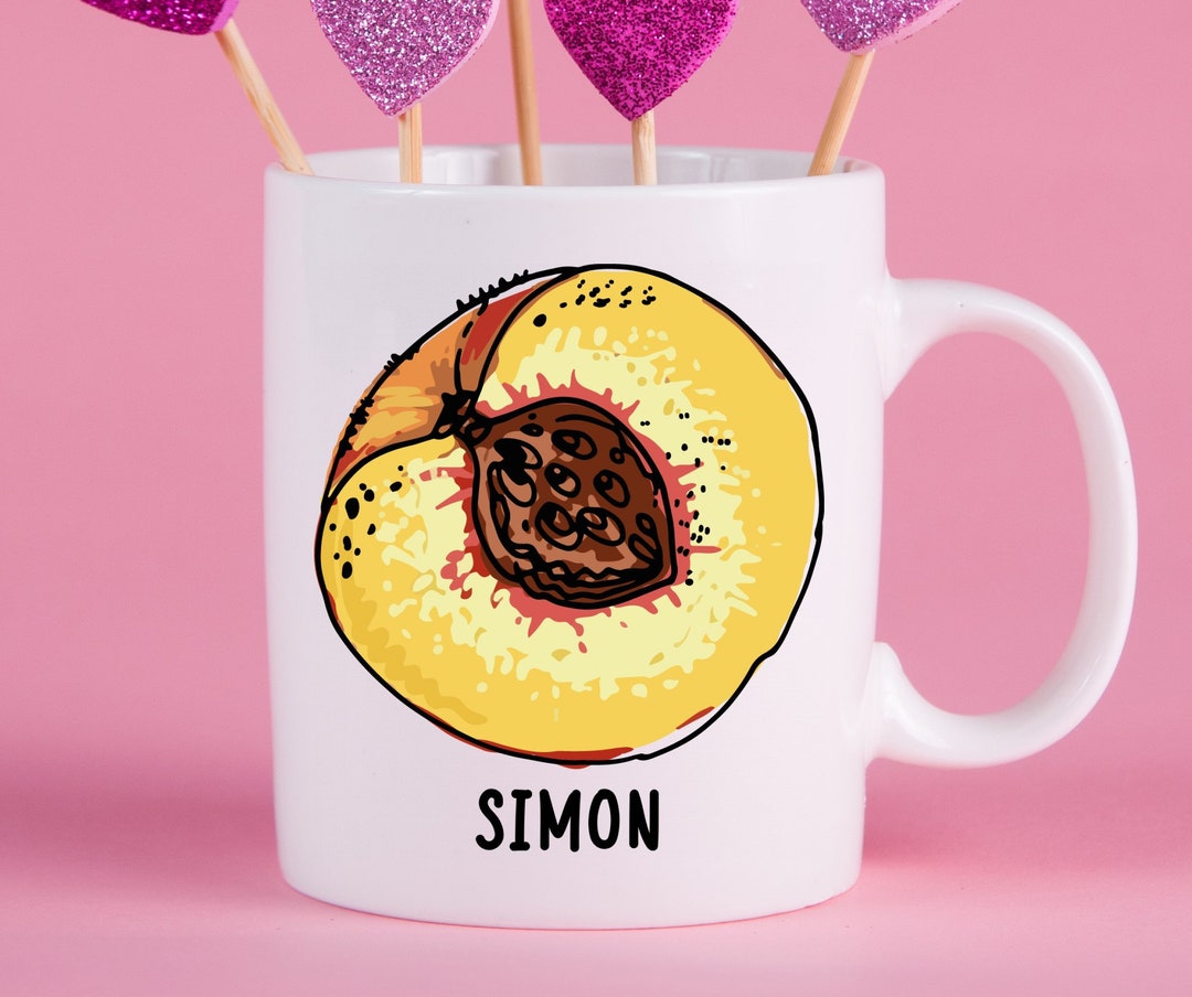 Peach Mug, Peach Gift, Peach Coffee Cup, Peach Themed Gifts, Peach Gift ...