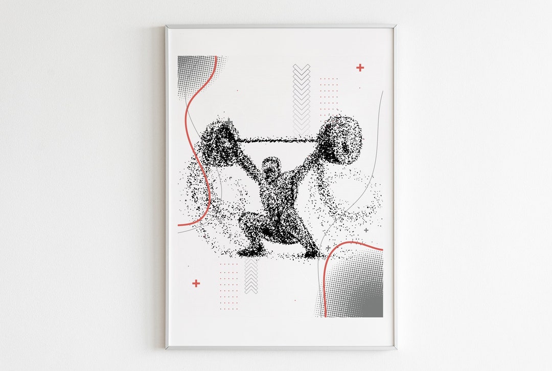 Weightlifting Poster, Weightlifting Gift Ideas, Weightlifting Present ...