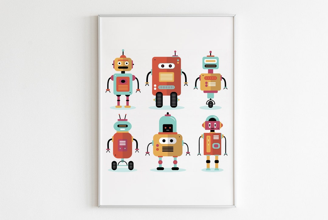 Robotics Poster, Robotics Gift Ideas, Robotics Present, Robotics Wall ...