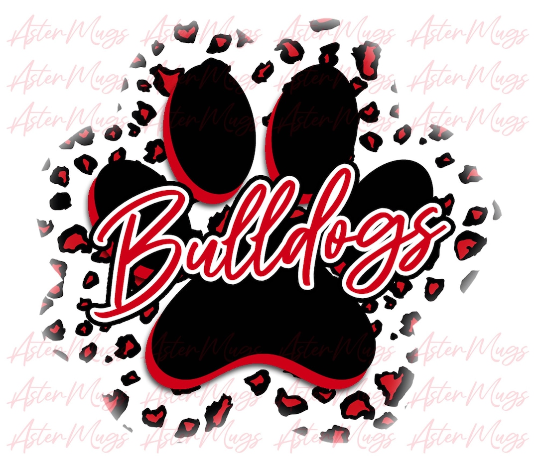 Bulldogs Paw Png, School Mascot Png, School Spirit Design, College Team ...