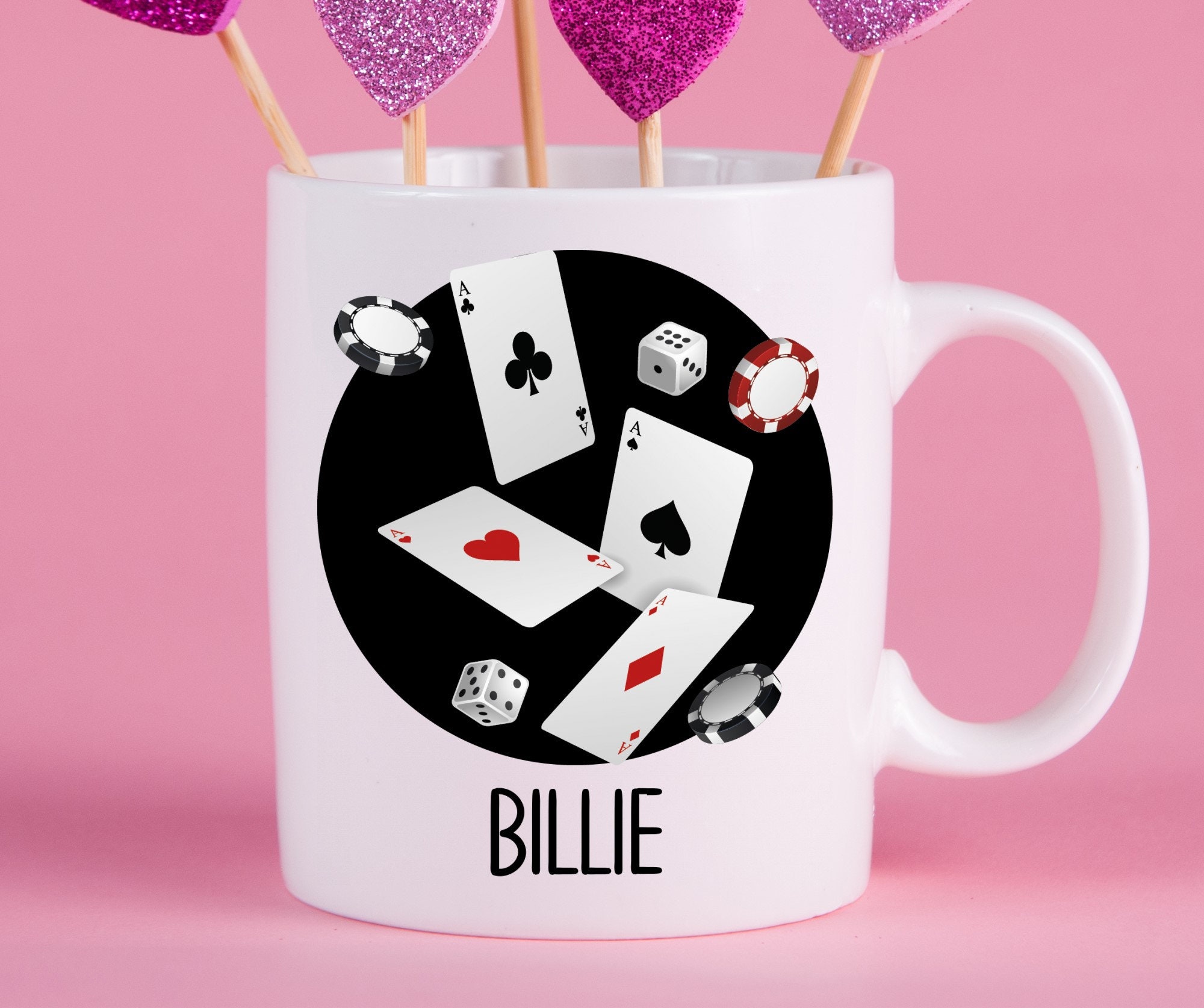 Personalized Poker Mug, Poker Gift Ideas, Poker Cup, Gifts for Poker ...